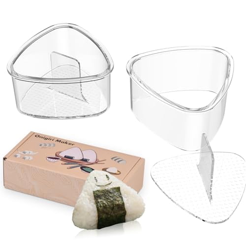 2PCS Non-Stick Onigiri Mold, Triangle Sushi Rice Ball Maker, Bento Box ...