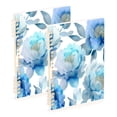 2PCS Notebook 8.3x5.7x0.4 Inch Journey Note Diary Hardcover Notebook 60 ...