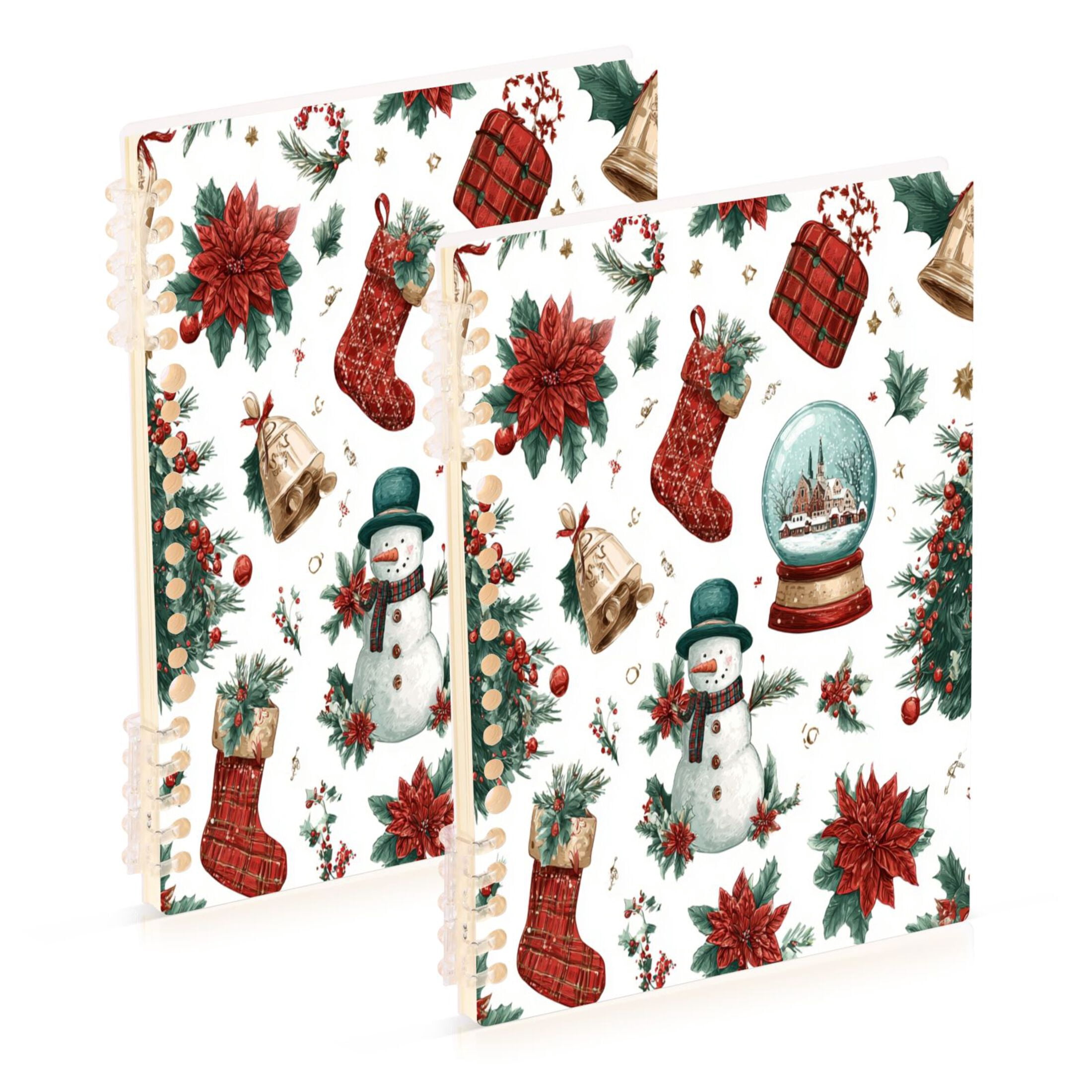 2PCS Notebook 8.3x5.7x0.4 Inch Journey Note Diary Hardcover Notebook 60 ...