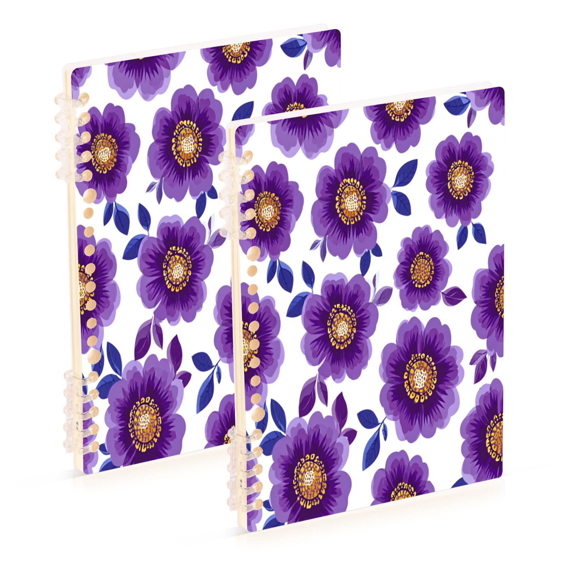 2PCS Notebook 8.3x5.7x0.4 Inch Journey Note Diary Hardcover Notebook 60 ...