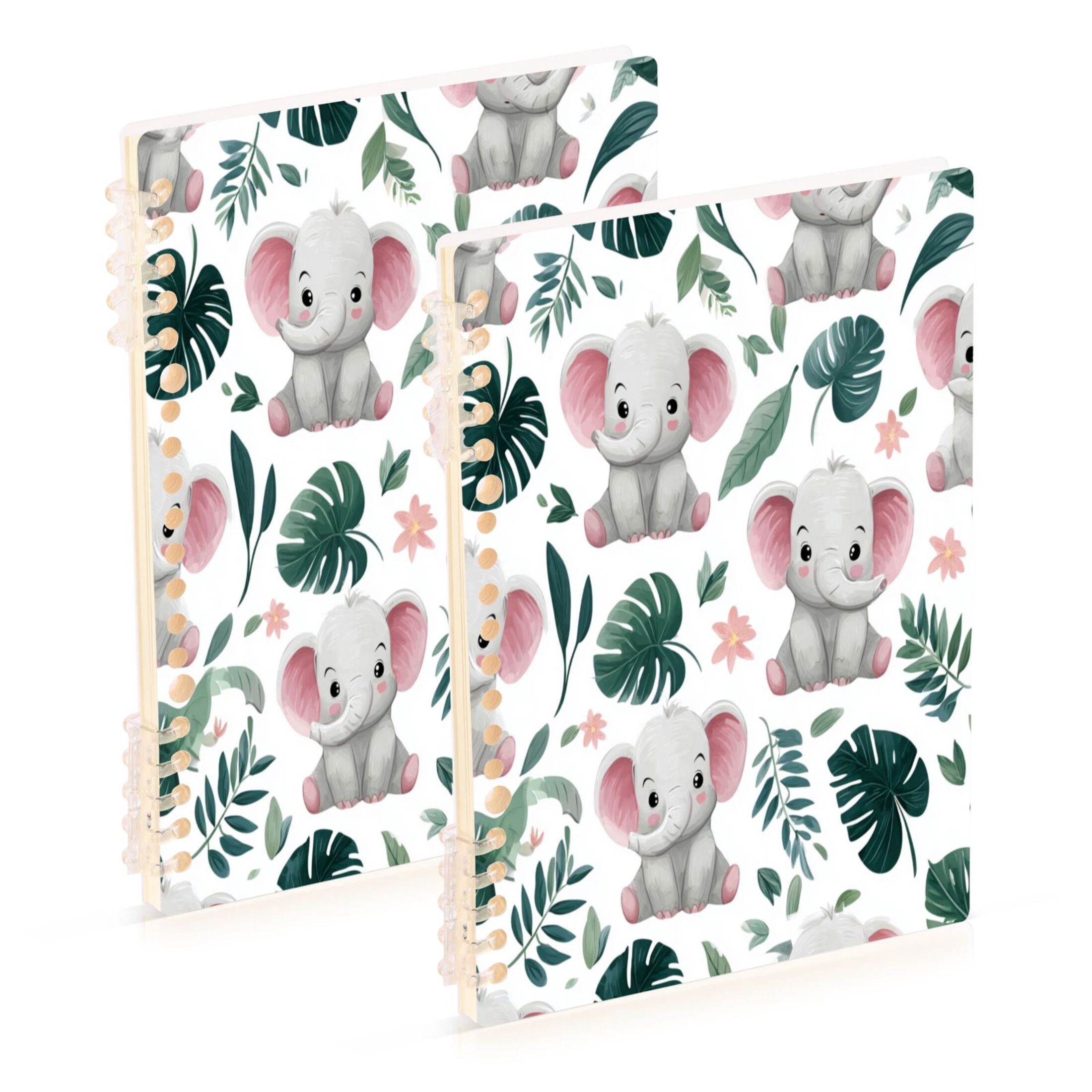 2PCS Notebook 8.3x5.7x0.4 Inch Journey Note Diary Hardcover Notebook 60 ...