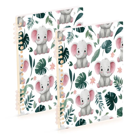 2PCS Notebook 8.3x5.7x0.4 Inch Journey Note Diary Hardcover Notebook 60 ...