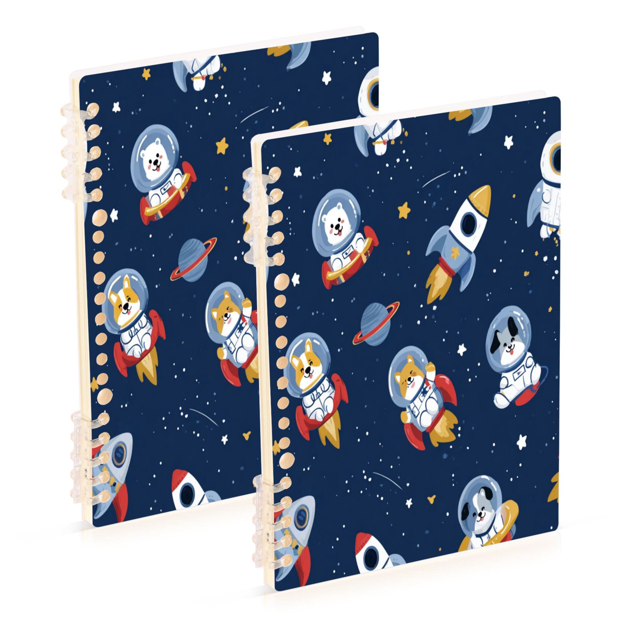 2PCS Notebook 8.3x5.7x0.4 Inch Journey Note Diary Hardcover Notebook 60 ...