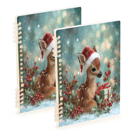 2PCS Notebook 8.3x5.7x0.4 Inch Journey Note Diary Hardcover Notebook 60 ...