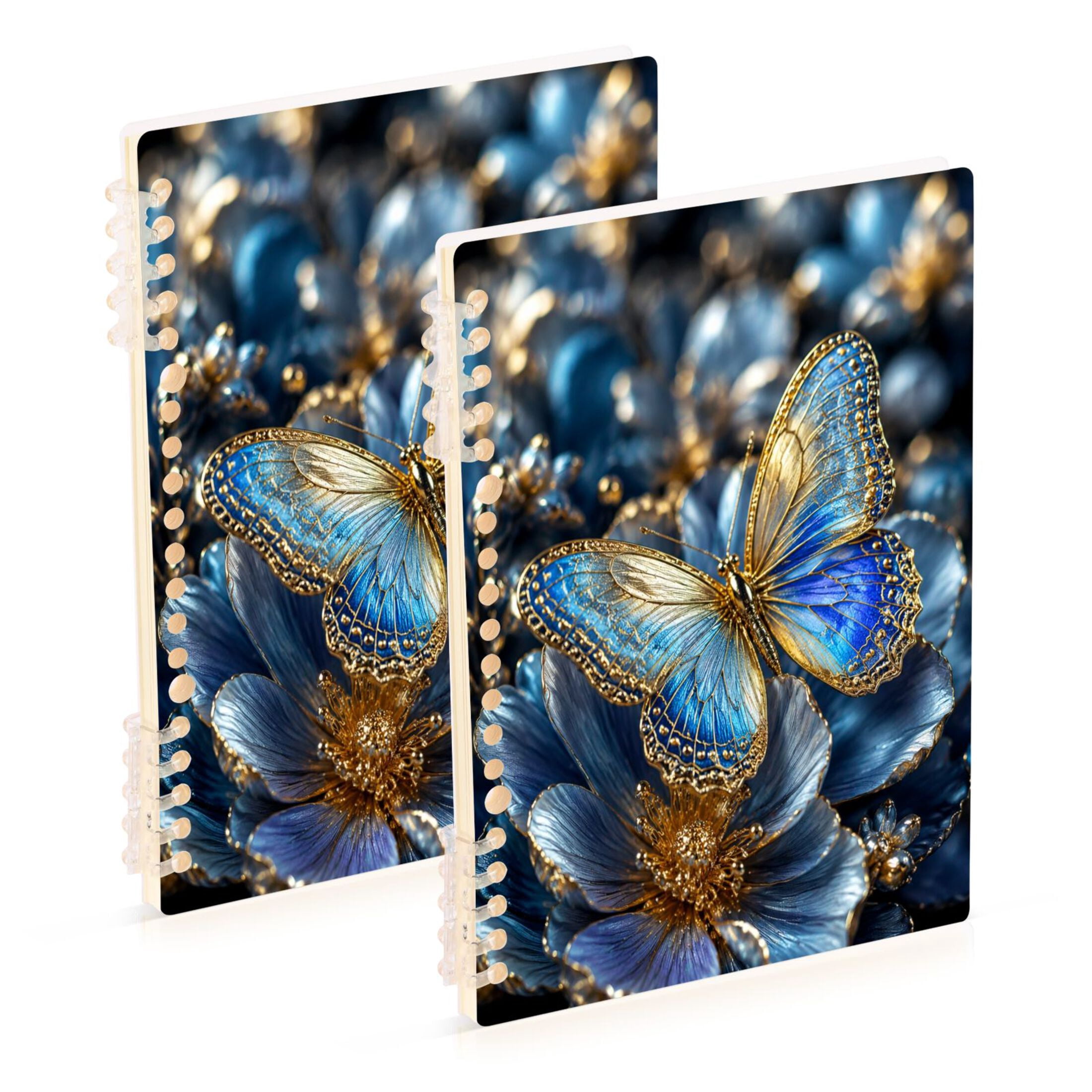 2PCS Notebook 8.3x5.7x0.4 Inch Journey Note Diary Hardcover Notebook 60 ...