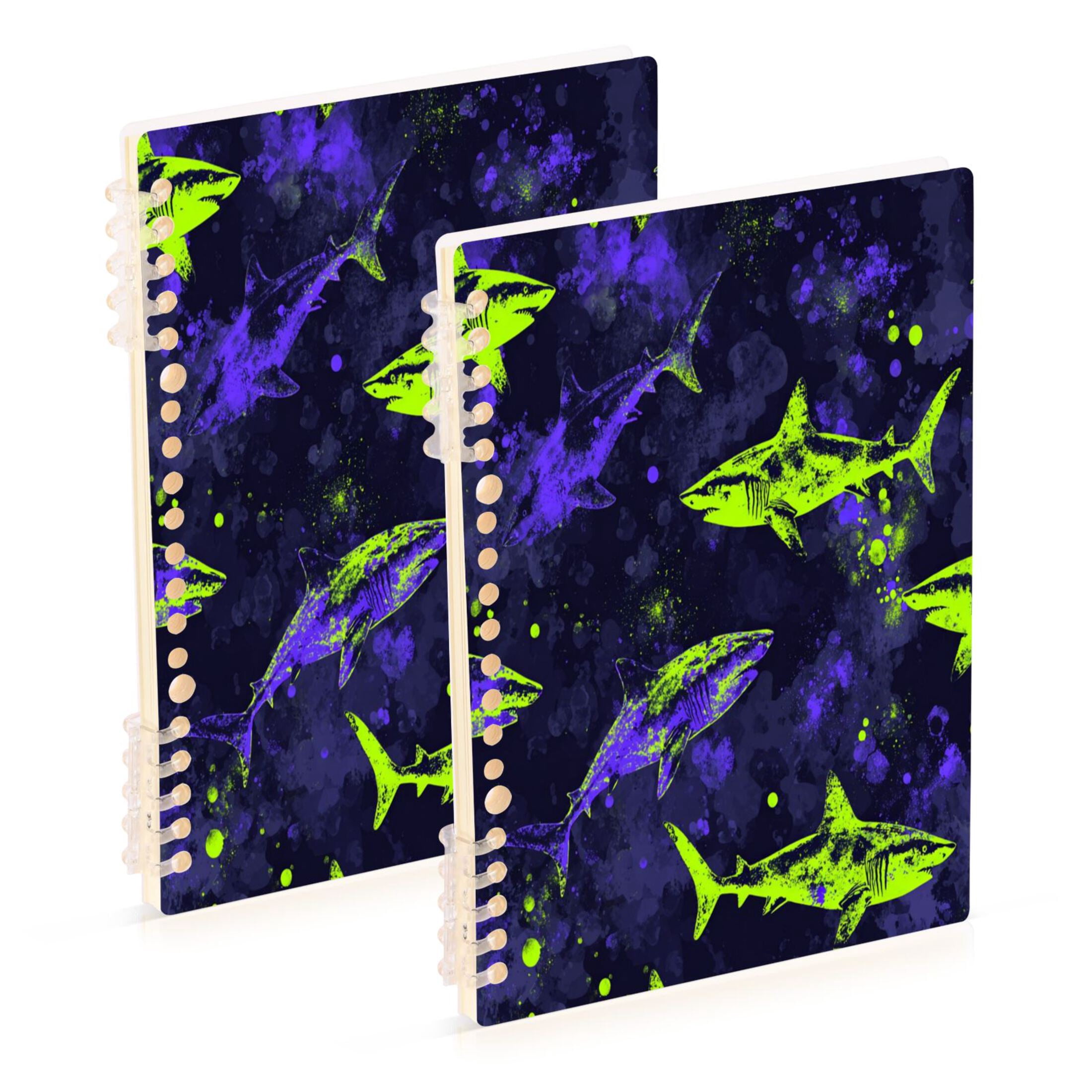 2PCS Notebook 8.3x5.7x0.4 Inch Journey Note Diary Hardcover Notebook 60 ...