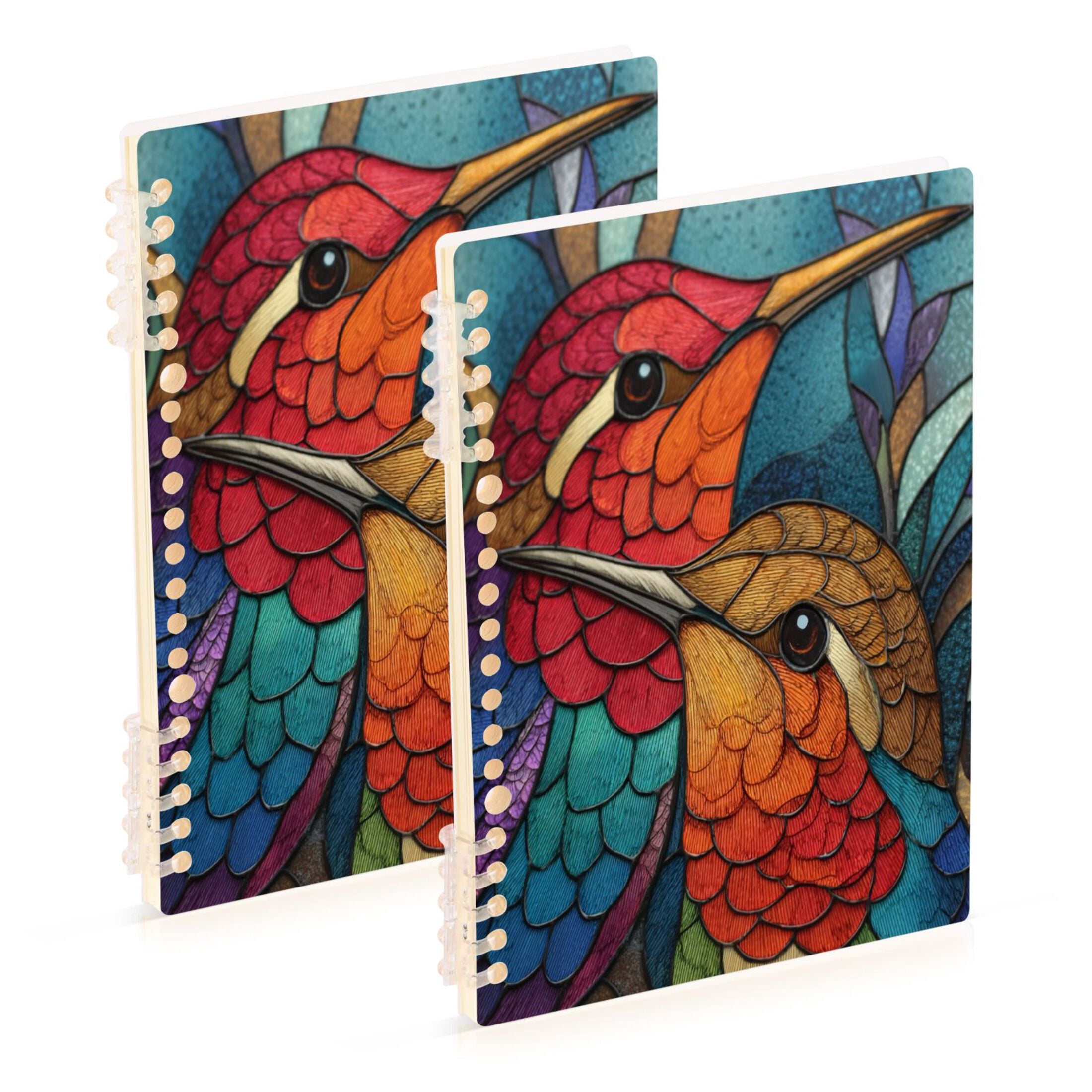 2PCS Notebook 8.3x5.7x0.4 Inch Journey Note Diary Hardcover Notebook 60 ...