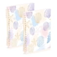 2PCS Notebook 8.3x5.7x0.4 Inch Journey Note Diary Hardcover Notebook 60 ...