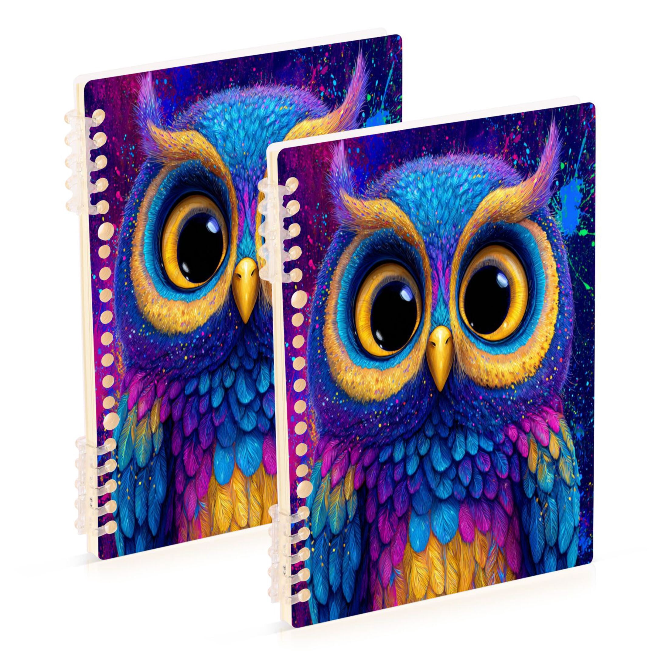 2PCS Notebook 8.3x5.7x0.4 Inch Journey Note Diary Hardcover Notebook 60 ...