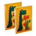 2PCS Notebook 8.3x5.7x0.4 Inch Journey Note Diary Hardcover Notebook 60 ...