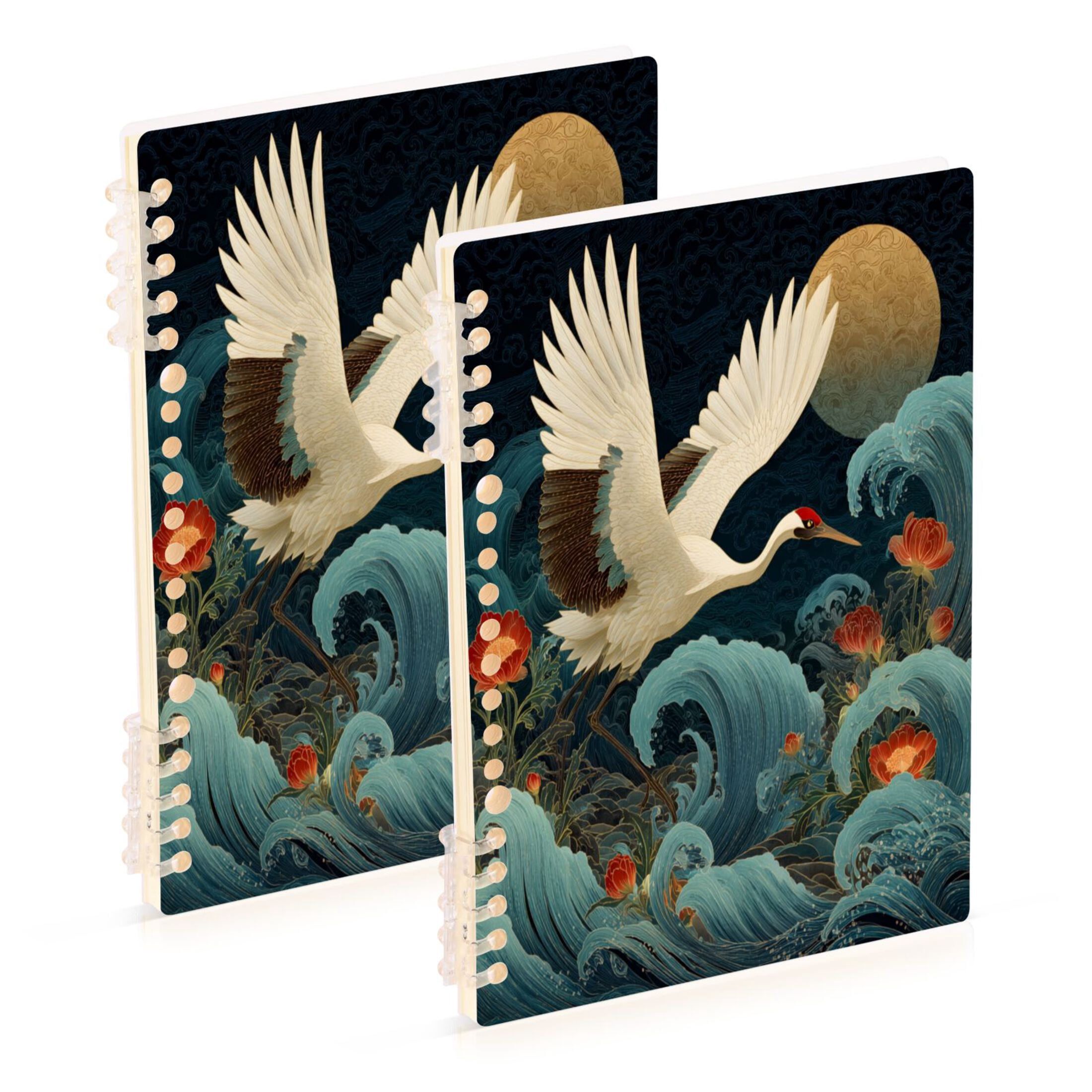 2PCS Notebook 8.3x5.7x0.4 Inch Journey Note Diary Hardcover Notebook 60 ...