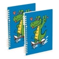 2PCS Notebook 8.3x5.7x0.4 Inch Journey Note Diary Hardcover Notebook 60 ...