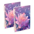 2PCS Notebook 8.3x5.7x0.4 Inch Journey Note Diary Hardcover Notebook 60 ...