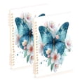 2PCS Notebook 8.3x5.7x0.4 Inch Journey Note Diary Hardcover Notebook 60 ...
