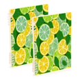 2PCS Notebook 8.3x5.7x0.4 Inch Journey Note Diary Hardcover Notebook 60 ...