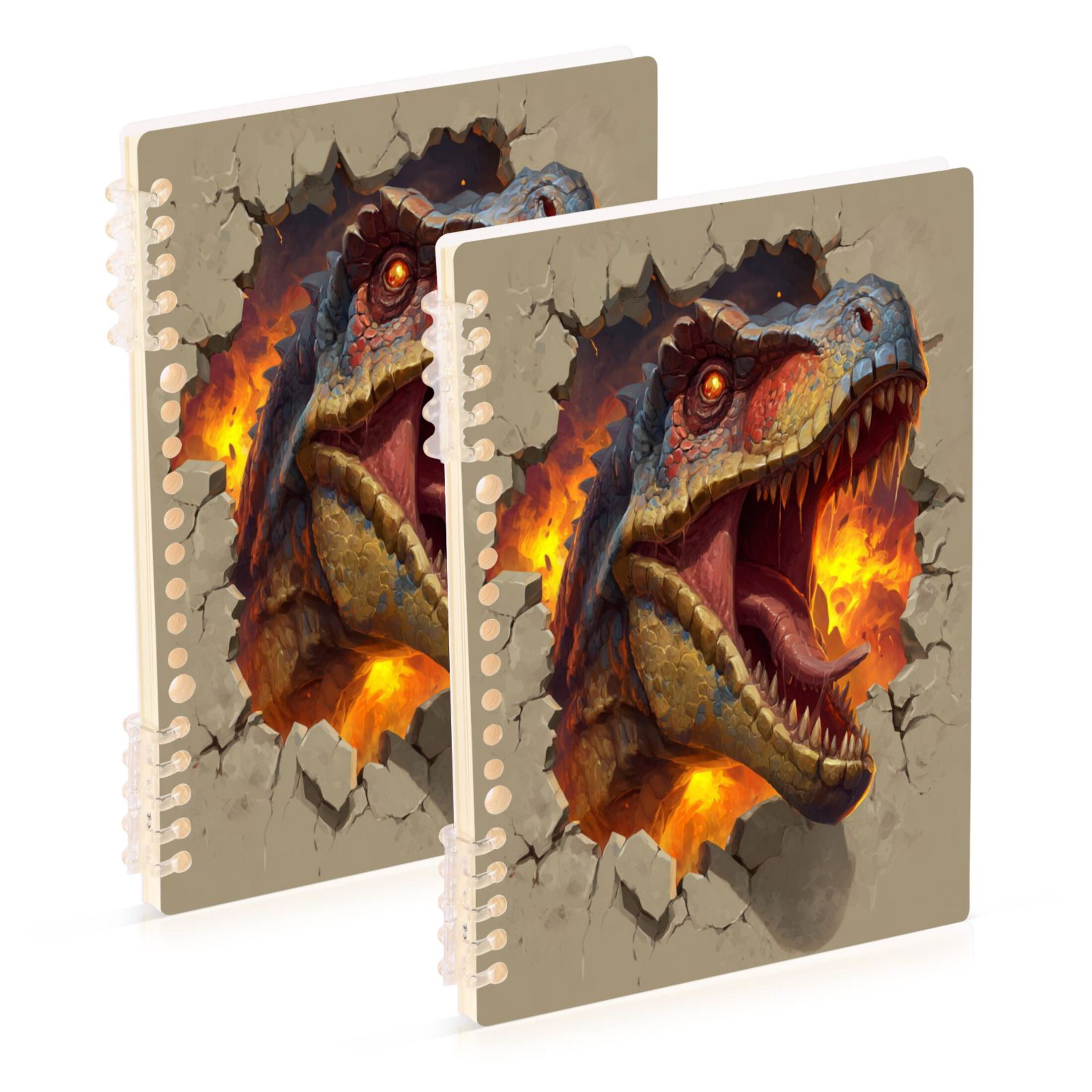 2PCS Notebook 8.3x5.7x0.4 Inch Journey Note Diary Hardcover Notebook 60 ...