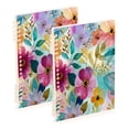 2PCS Notebook 8.3x5.7x0.4 Inch Journey Note Diary Hardcover Notebook 60 ...