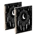 2PCS Notebook 8.3x5.7x0.4 Inch Journey Note Diary Hardcover Notebook 60 ...