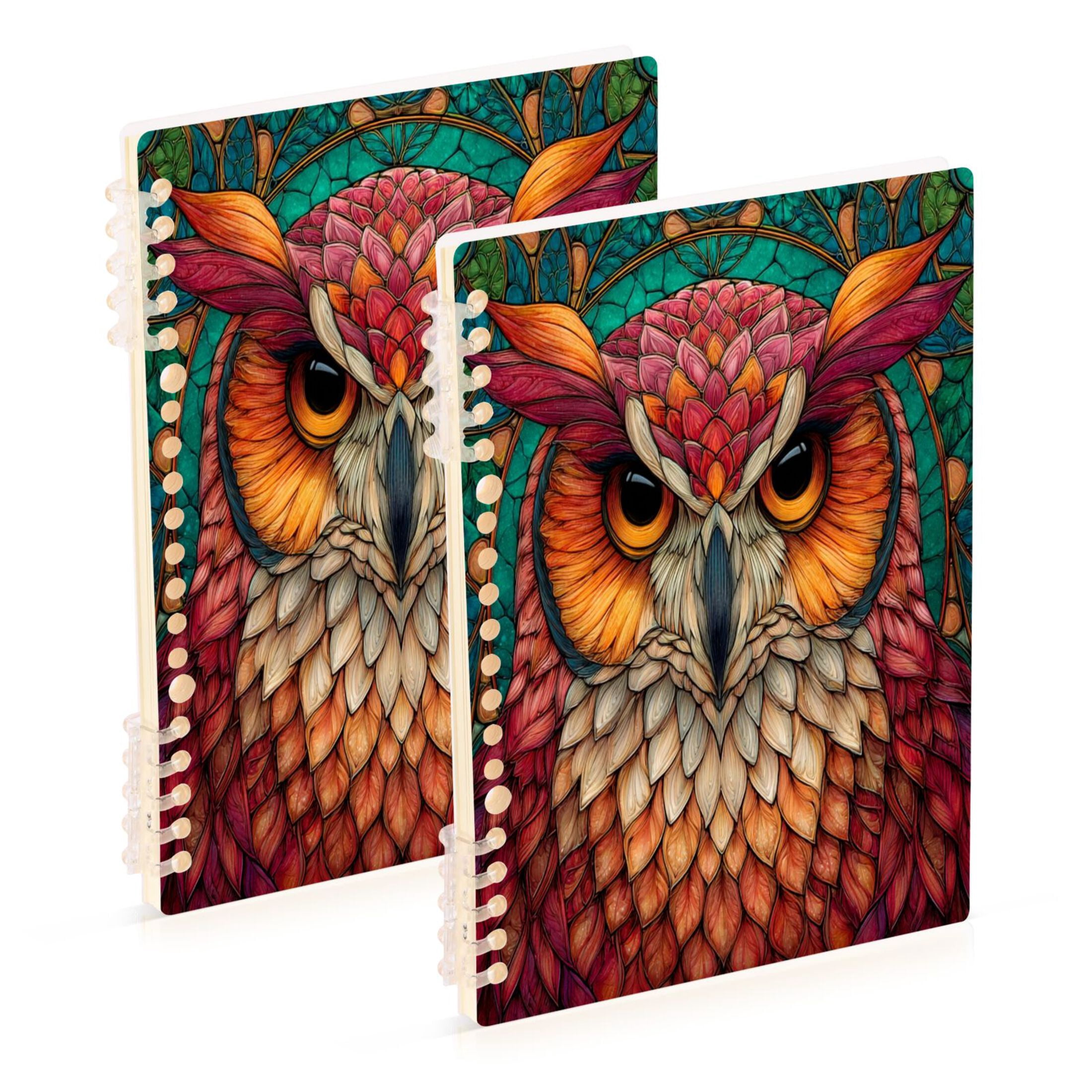 2PCS Notebook 8.3x5.7x0.4 Inch Journey Note Diary Hardcover Notebook 60 ...