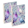 2PCS Notebook 8.3x5.7x0.4 Inch Journey Note Diary Hardcover Notebook 60 ...