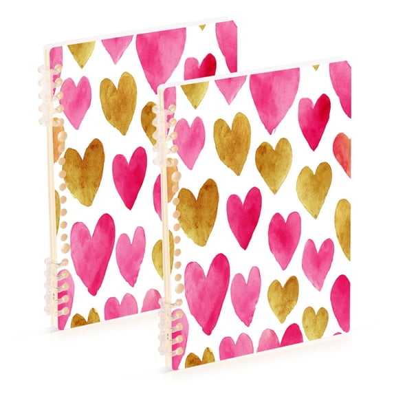 2PCS Notebook 8.3x5.7x0.4 Inch Journey Note Diary Hardcover Notebook 60 ...