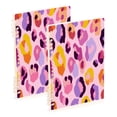 2PCS Notebook 8.3x5.7x0.4 Inch Journey Note Diary Hardcover Notebook 60 ...