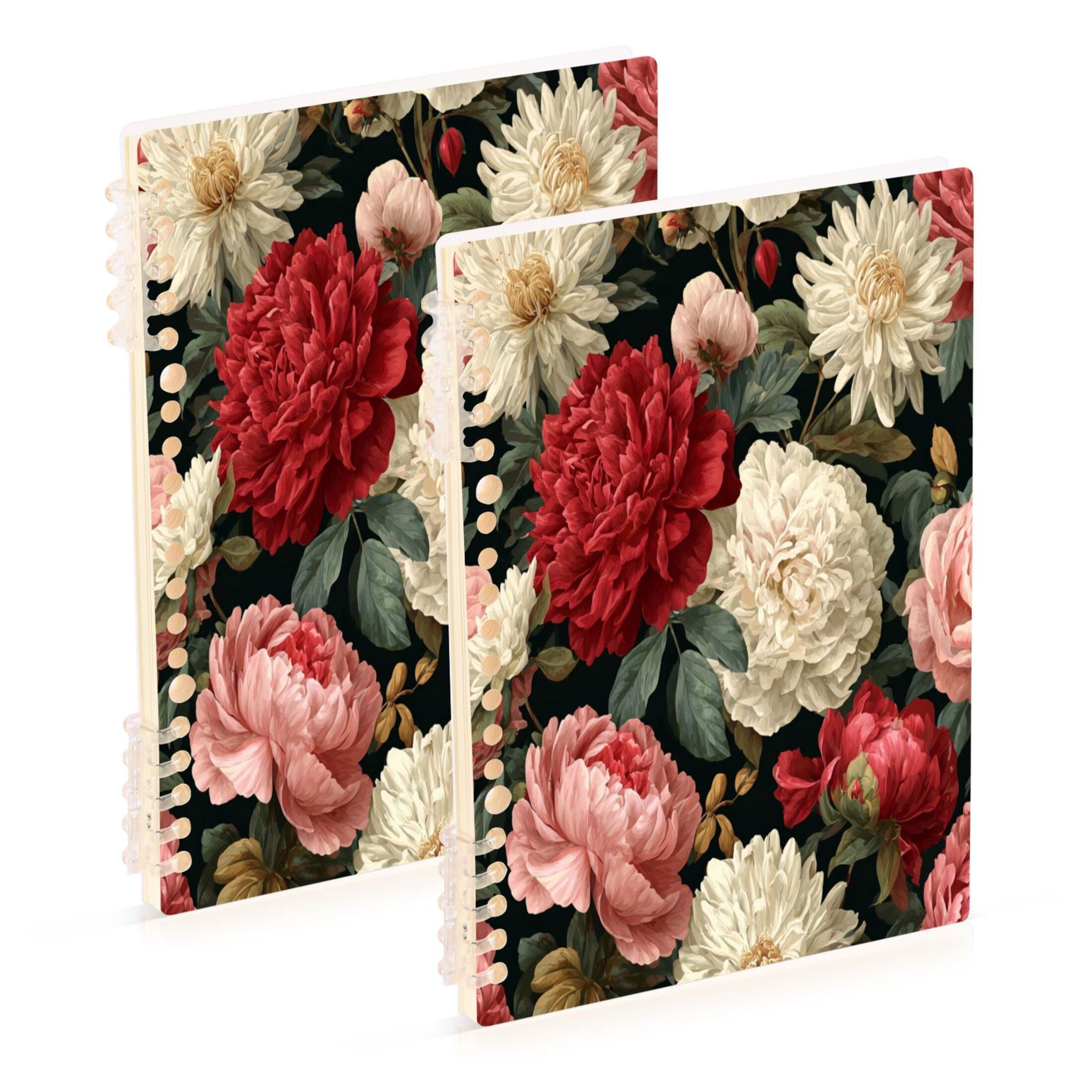 2PCS Notebook 8.3x5.7x0.4 Inch Journey Note Diary Hardcover Notebook 60 ...