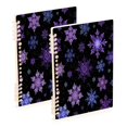 2PCS Notebook 8.3x5.7x0.4 Inch Journey Note Diary Hardcover Notebook 60 ...