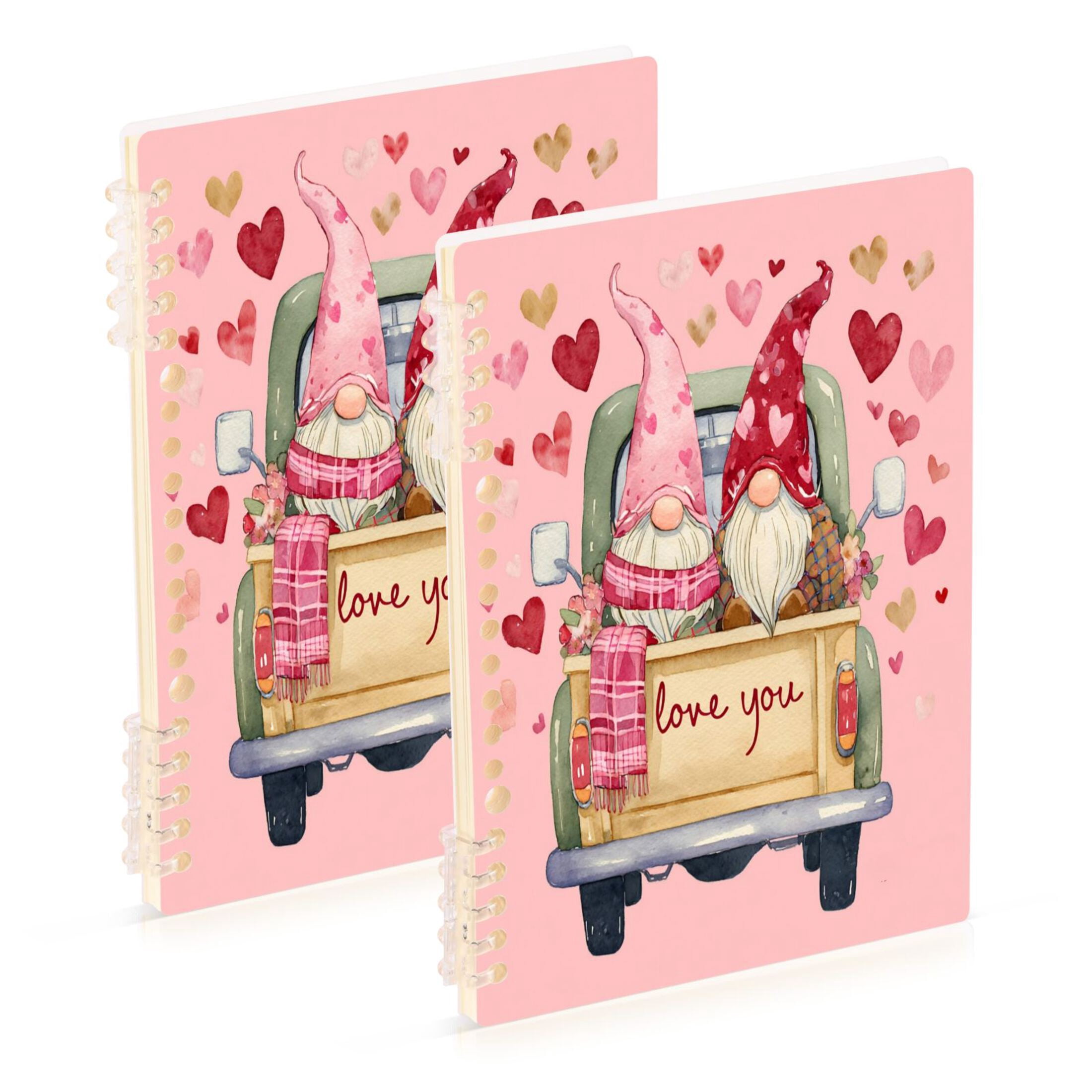 2PCS Notebook 8.3x5.7x0.4 Inch Journey Note Diary Hardcover Notebook 60 ...