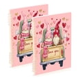 2PCS Notebook 8.3x5.7x0.4 Inch Journey Note Diary Hardcover Notebook 60 ...