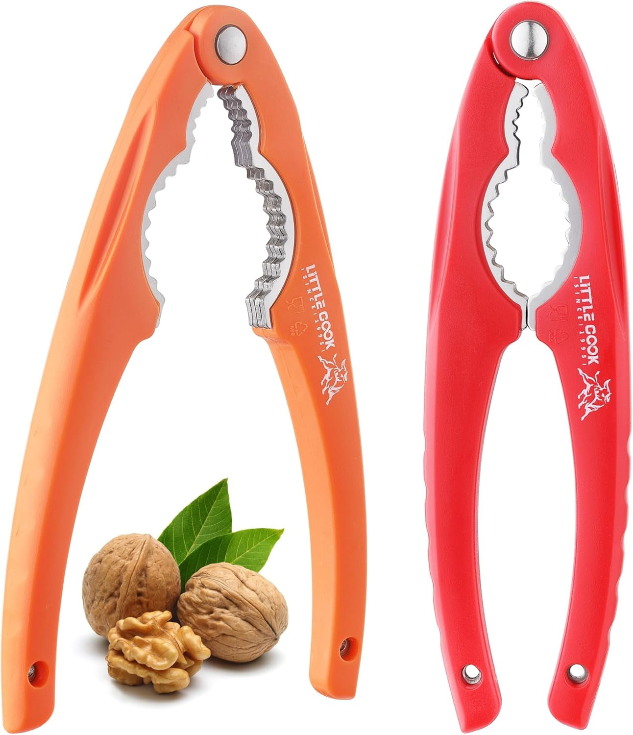 2PCS NutCracker, Cook Stainless Steel Nut Crackers for All Nuts ...