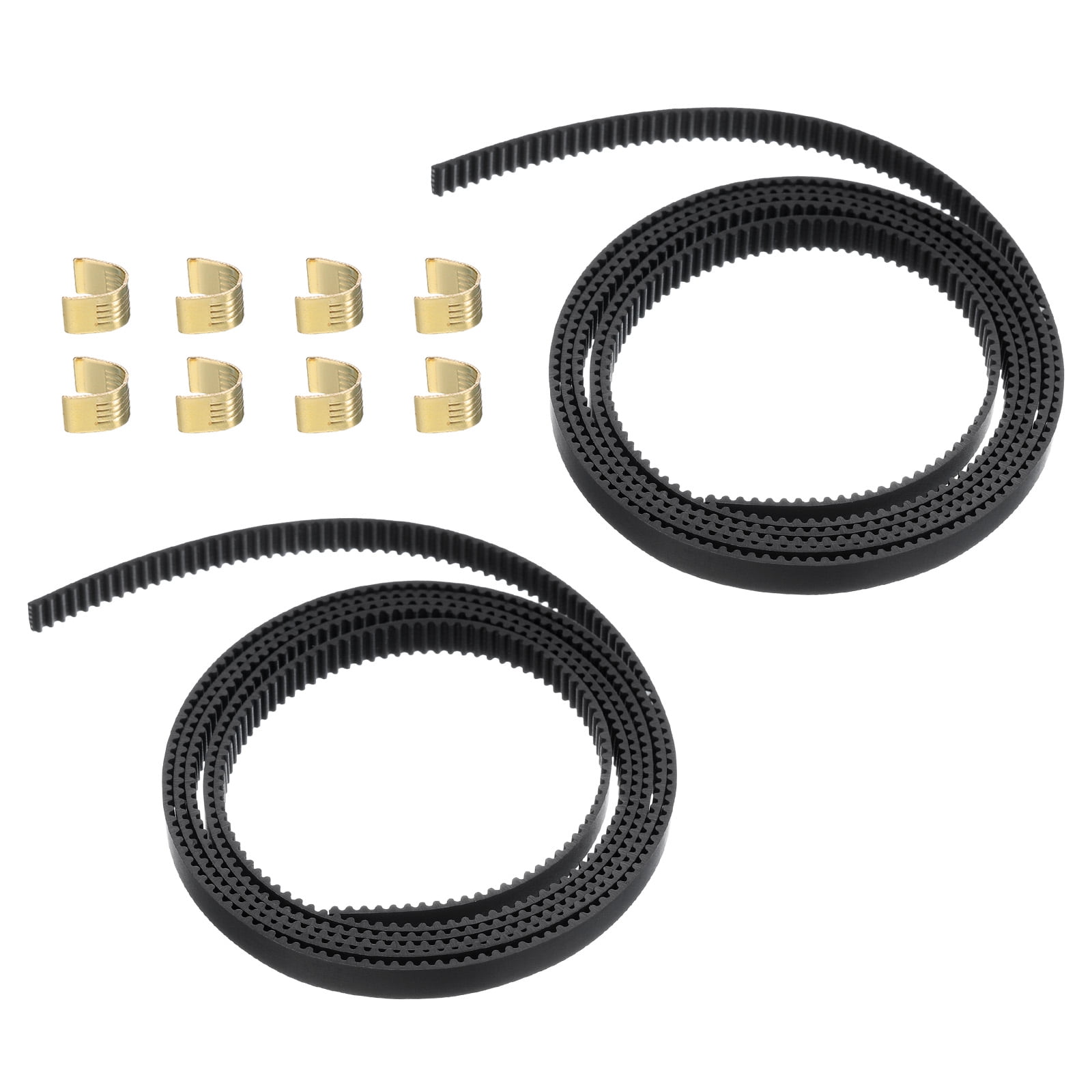 2PCS Open Timing Belt Length 1.2 Meter, Open 2GT Rubber Timing Kit ...