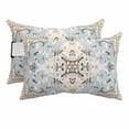2PCS Outdoor Pillow for Chaise Lounge Chair Bohemia Vintage Floral ...