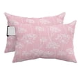 2PCS Outdoor Pillow for Chaise Lounge Chair Country Flowers Dandelion ...
