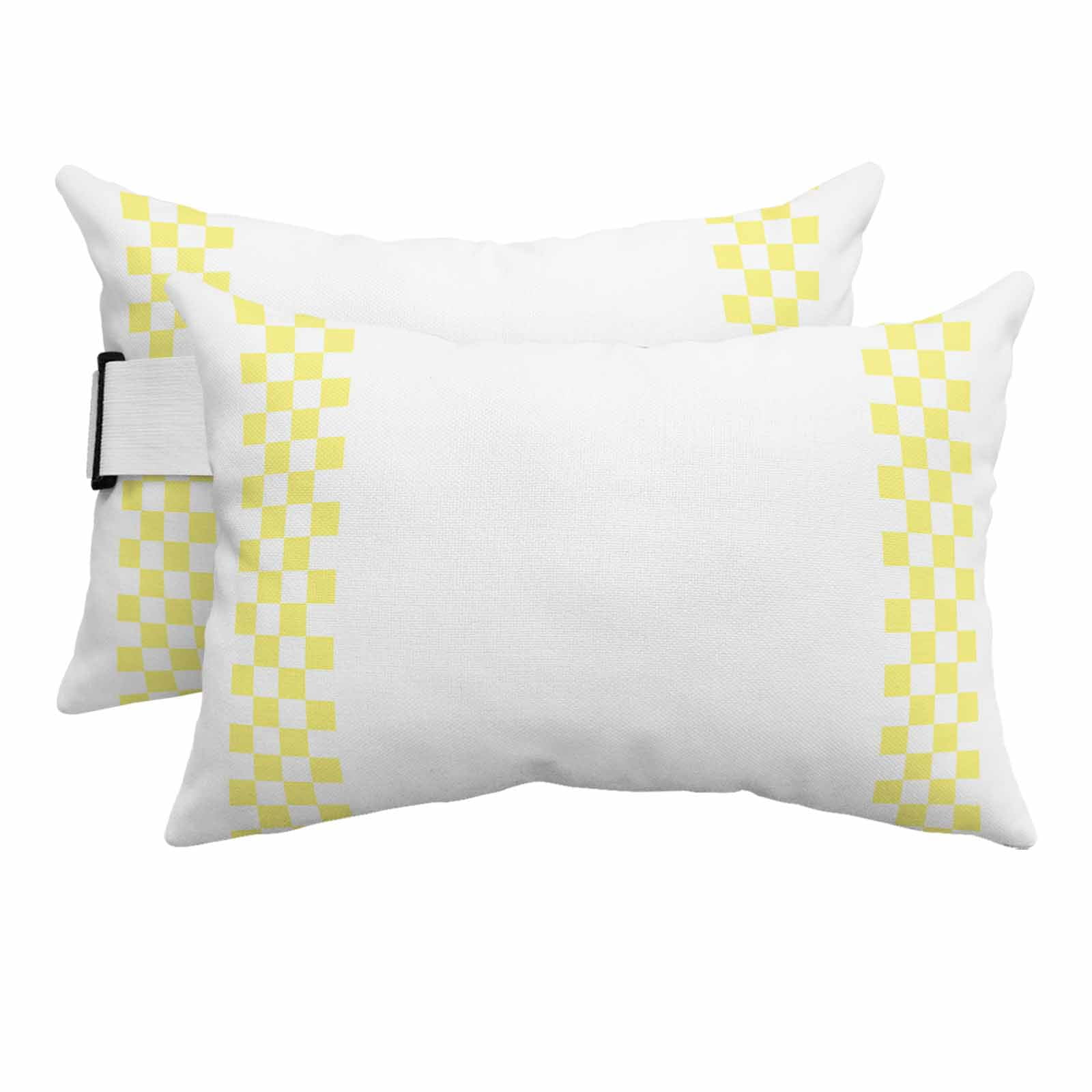 2PCS Outdoor Pillow for Chaise Lounge Chair Country Style Farm Buffalo ...