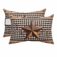 2PCS Outdoor Pillow for Chaise Lounge Chair Farmhouse Vintage Star ...