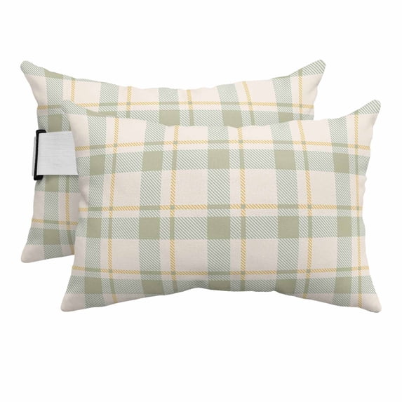 2PCS Outdoor Pillow for Chaise Lounge Chair Vintage Simple Buffalo ...