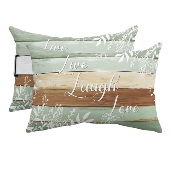 2PCS Outdoor Pillow for Chaise Lounge Chair Waterproof Headrest Cushion ...