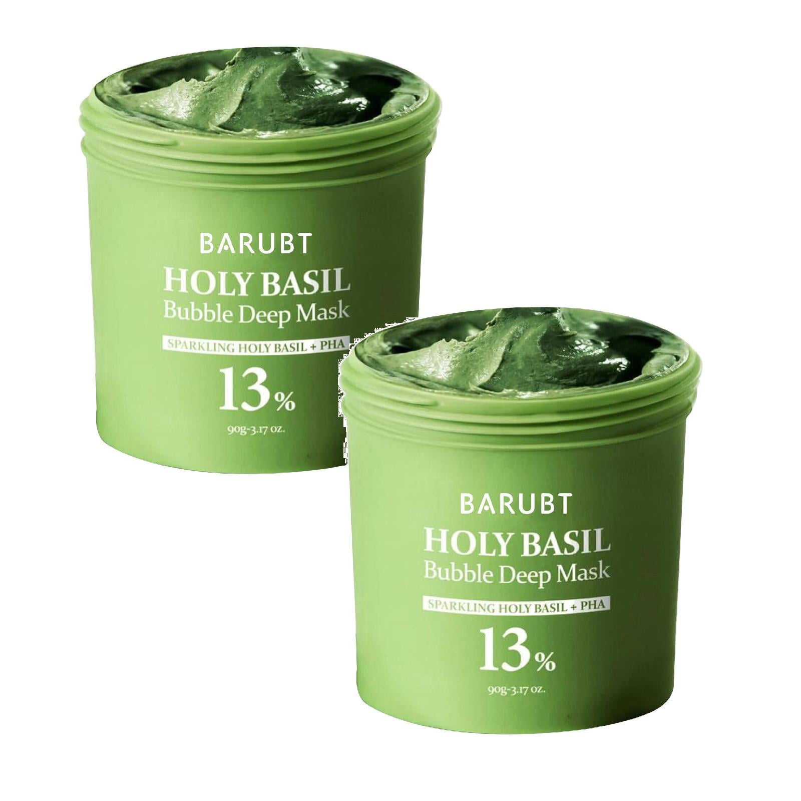 2PCS P.CALM Bubble Deep Cleansing Mask – Holy Basil Clay for Pore Detox and Oil Control – Korean ...