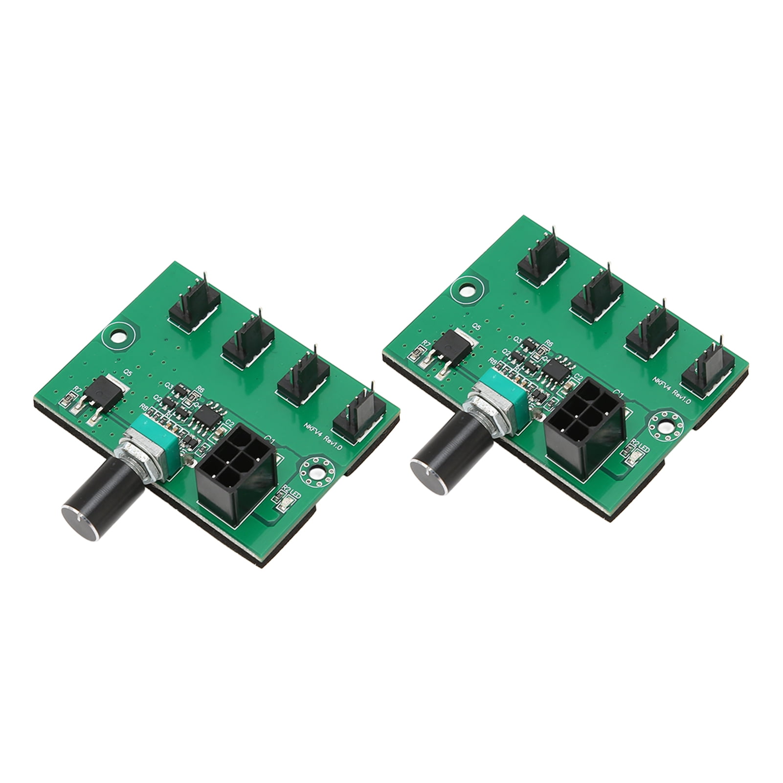 2PCS PC Fan Pressure Speed Adapter PWM 2Pin 3Pin 4Pin Fan Adapter 4 Way ...