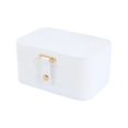 2PCS PU Leather Travel Jewelry Box, Double Layer Jewelry Organizer Case ...