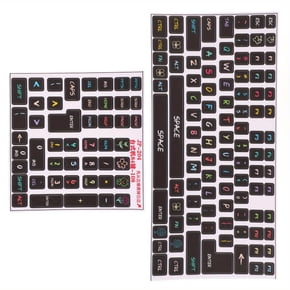 Computer Keyboard Letter Stickers