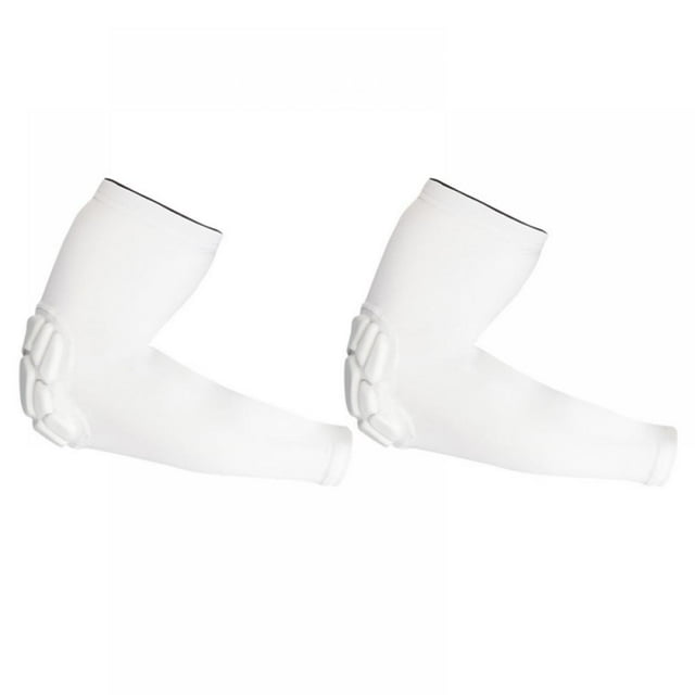 Slopehill Anti-Collision Padded Arm Sleeves, Black/White/Red/Blue, 2PCS ...