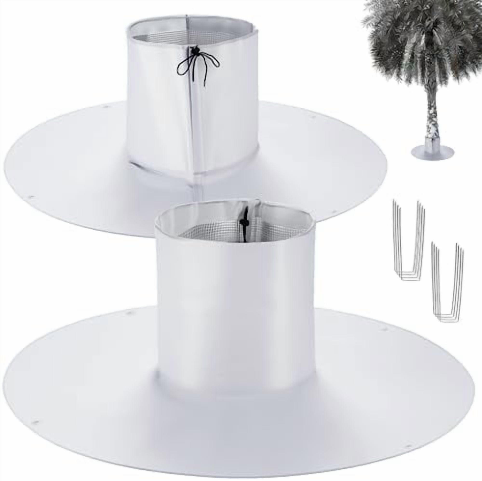 2PCS Palm Tree Root Protectors, Oxford Cloth Tree Root Freeze ...