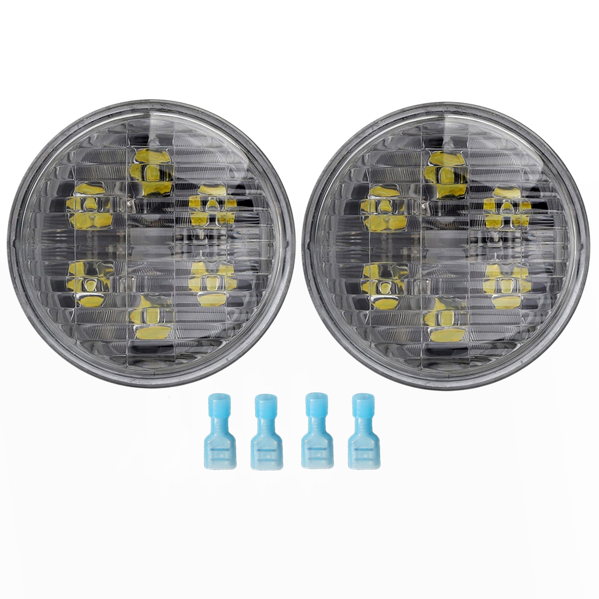 2PCS Par36 Front LED Tractor Work Light, 4.5'' 18W Sealed Beam IP67 ...