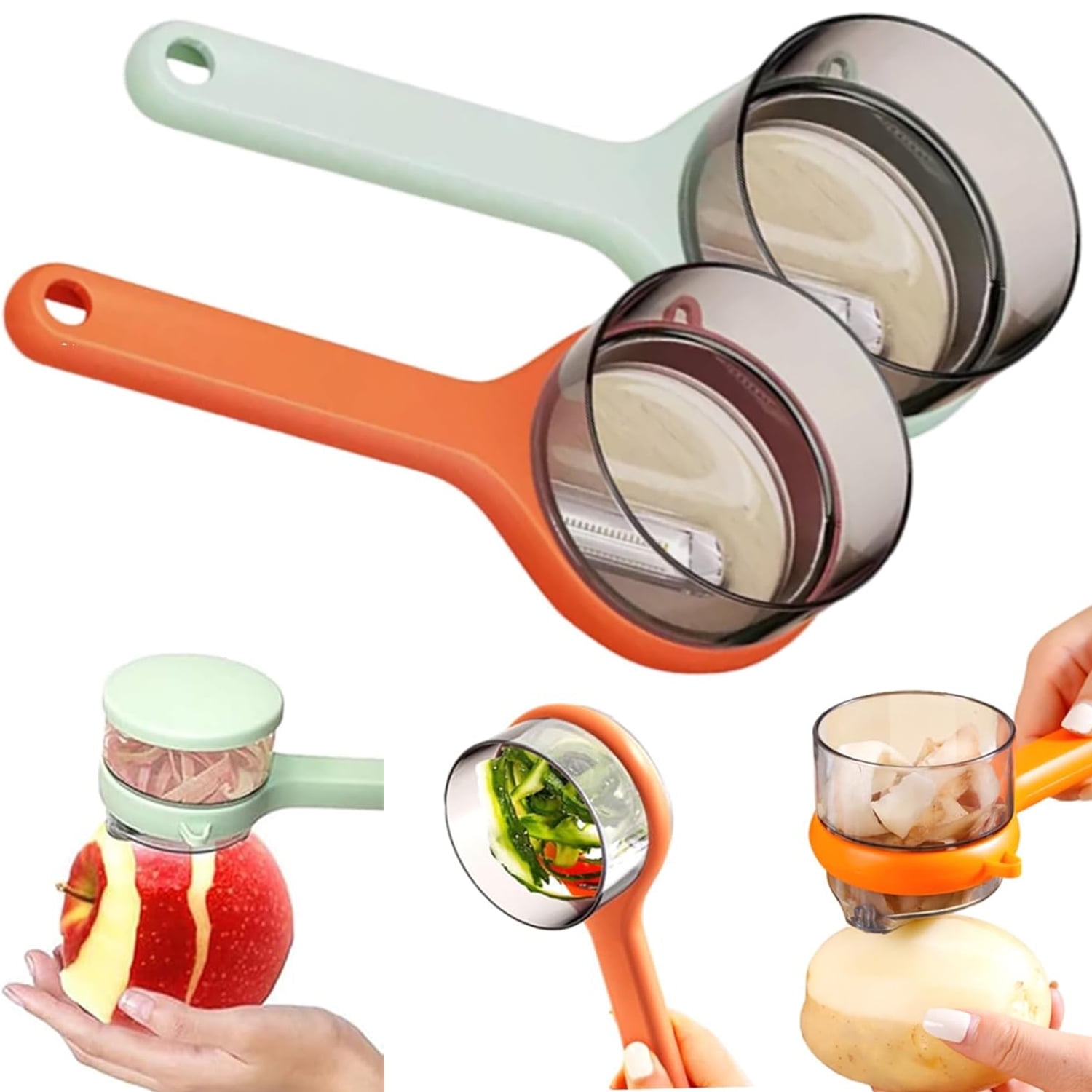 Coehaopike Peeling Knife Set with Container, Vegetable and Fruit Peeler ...