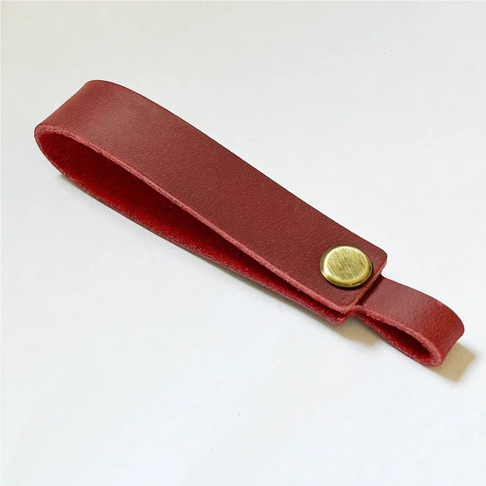 2PCS Personalized Minimalist Design Leather Keychain Car Key Pendant ...