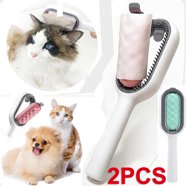 2 in 1 Professional Grooming Rake for Cats & Dogs-Dematting Comb for ...