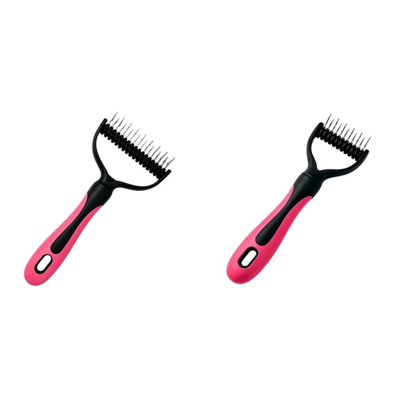 2PCS Pet Pro Grooming Tool, Pet Knotter Dog Grooming, Pet Deshedding ...