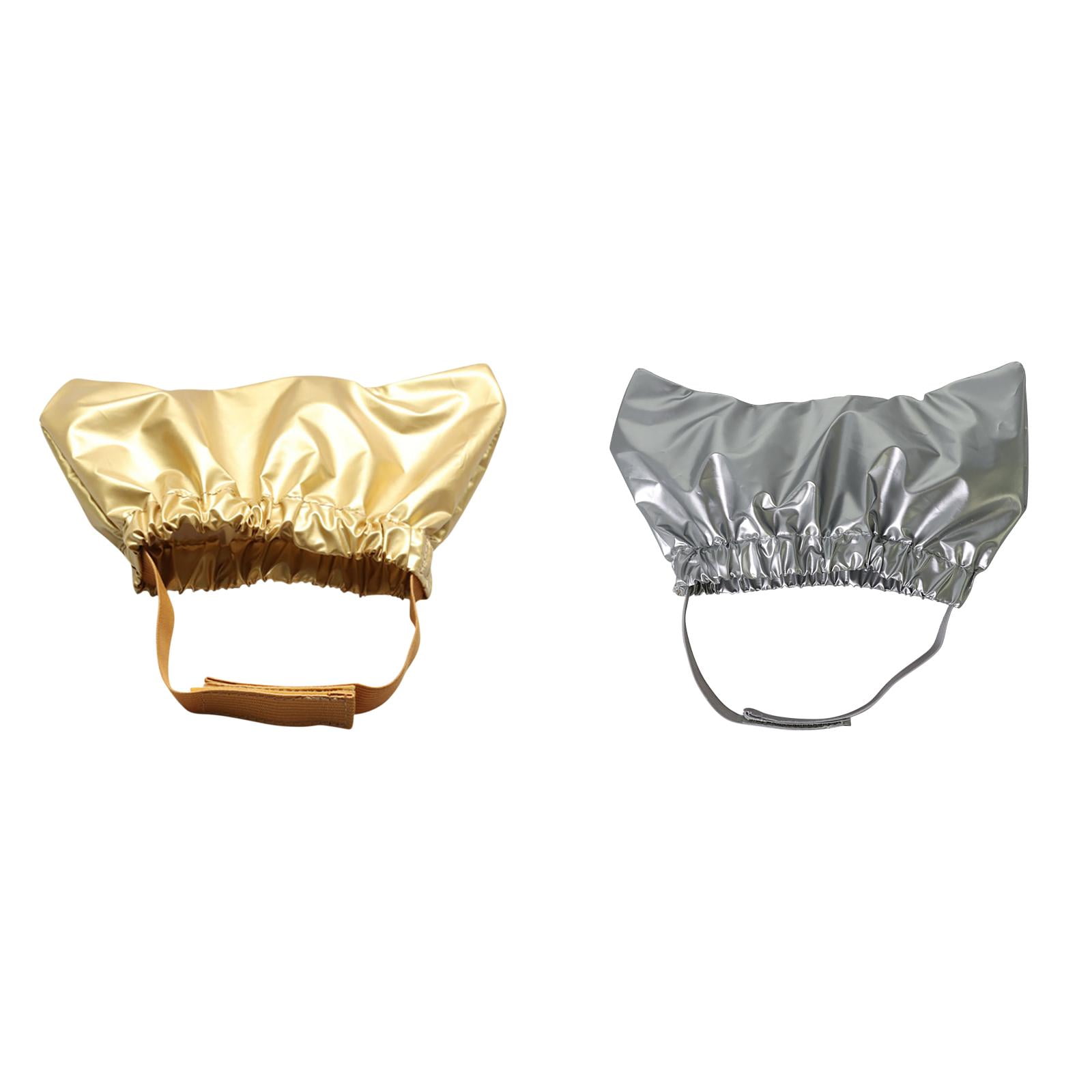 2PCS Pet Shower Cap Waterproof Reusable Bath Ear Covers with Adjustable ...